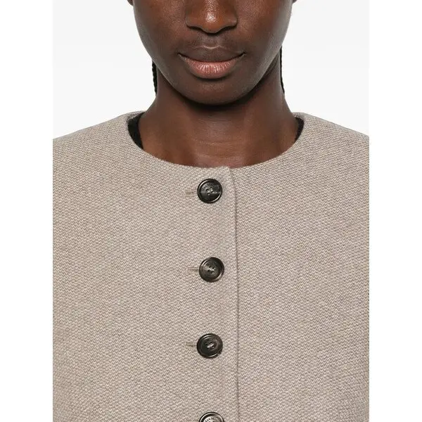 Max Mara Textured Fitted Jacket