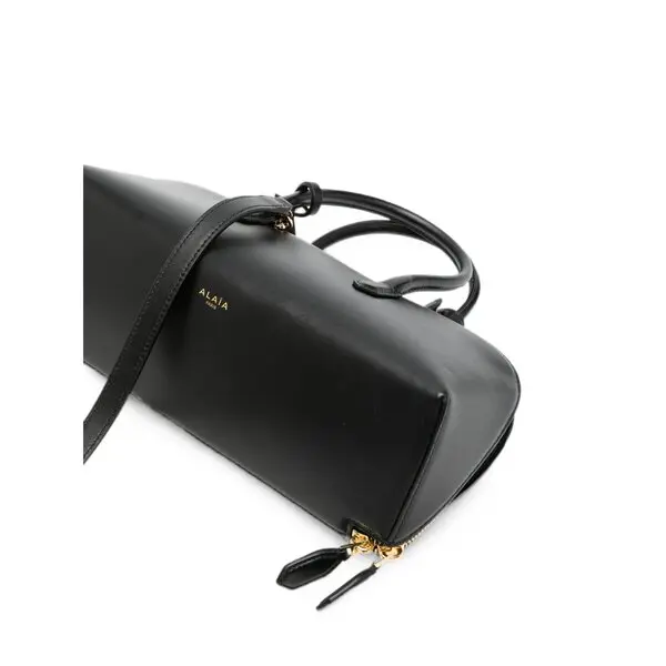 Alaïa Smooth Grain Leather Tote Bag - Black