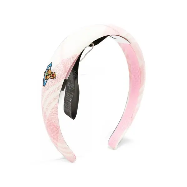 VIVIENNE WESTWOOD Checked Padded Hair Accessories