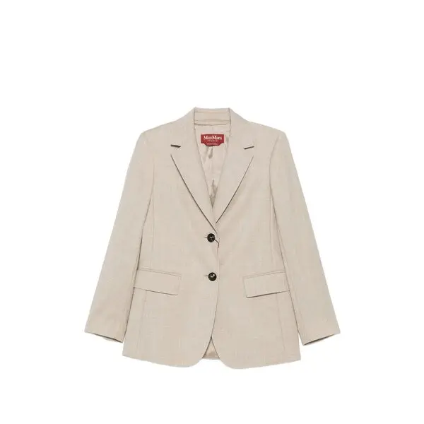 Max Mara Neutrals Jackets Blazers - Cream