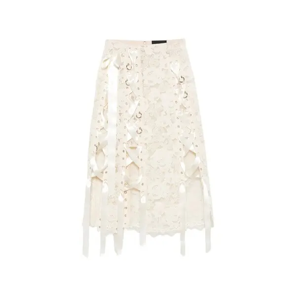Simone Rocha Neutrals Skirts Straight Skirts