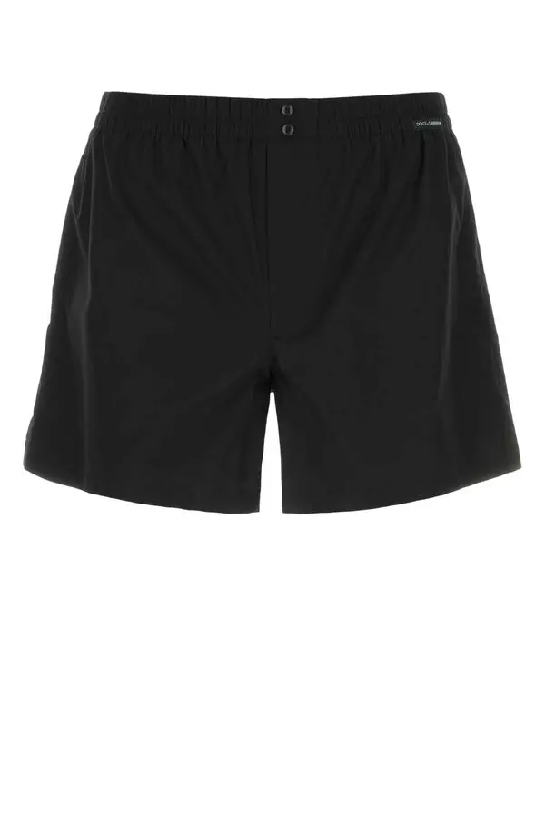 Dolce & Gabbana Poplin Boxer - Black