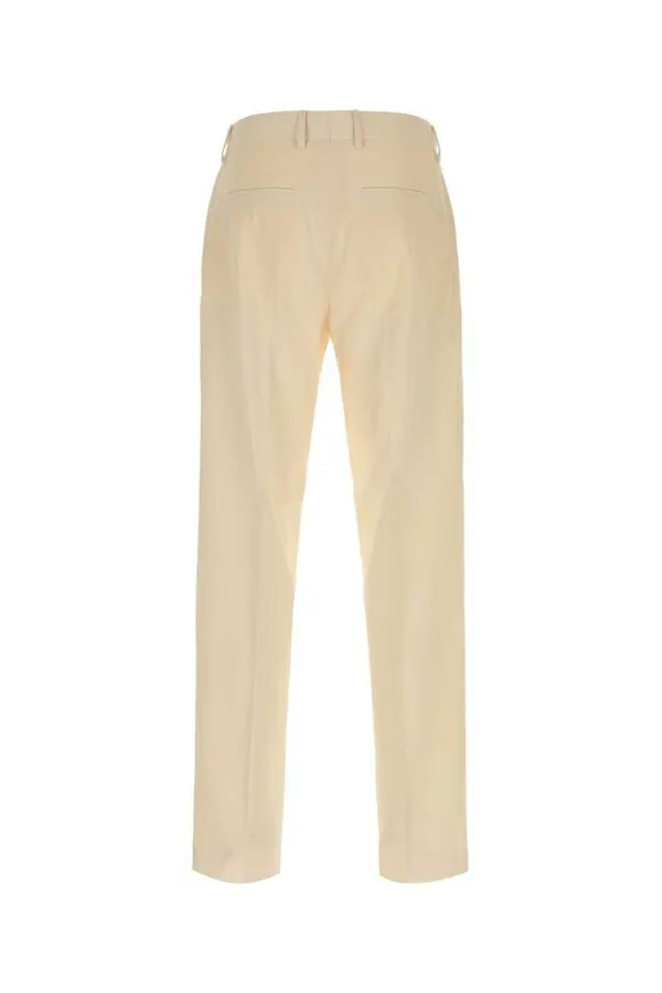 Fendi Cream Gabardine Pant