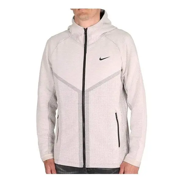 Nike Tech Pack Windrunner Full-zip Hoodie 'light Bone Black