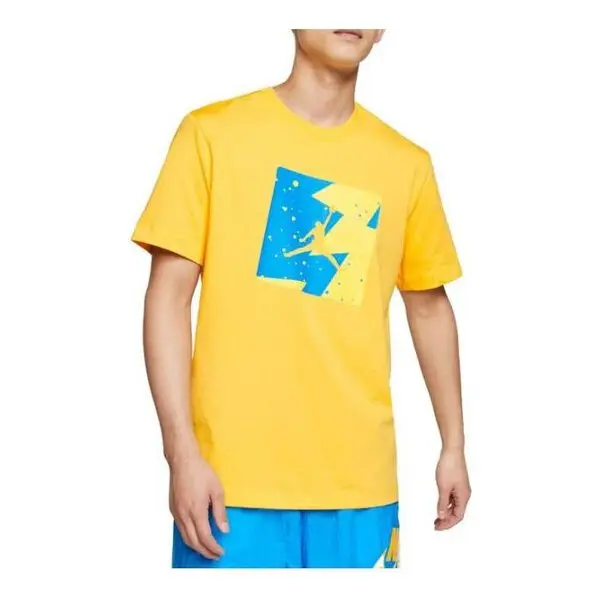 JORDAN Poolside Box T-shirt 'yellow