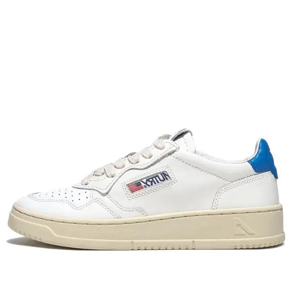 AUTRY Medalist Low Leather 'white Blue