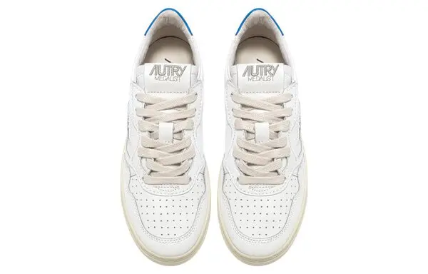 AUTRY Medalist Low Leather 'white Blue