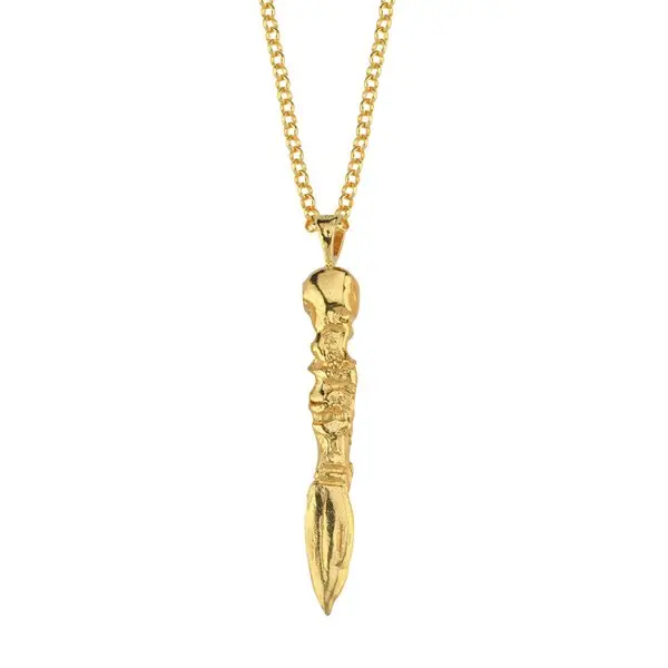 ASSUWA Kalamos Plated Sterling Silver Pendant Necklace - Gold