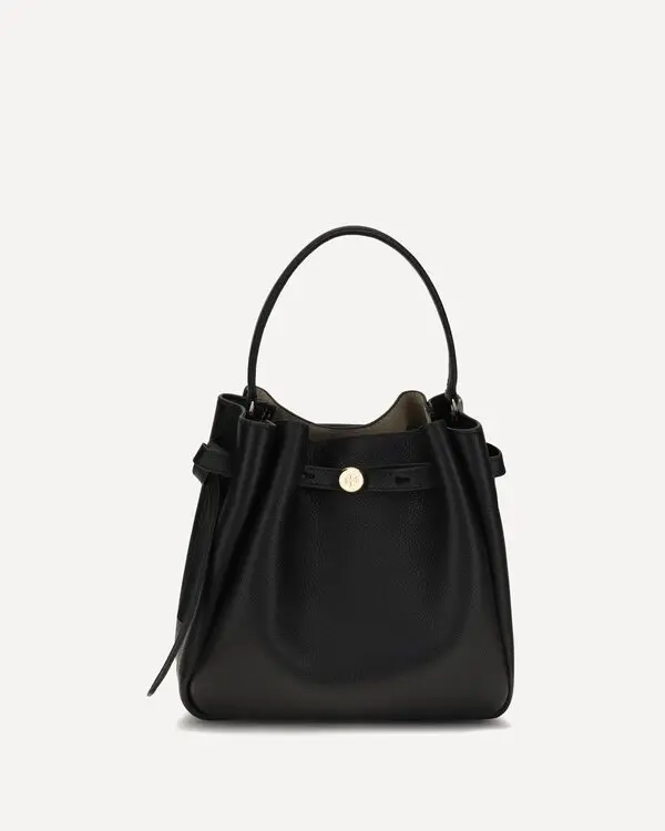 Tory Burch Romy Hammered Leather Bucket Bag