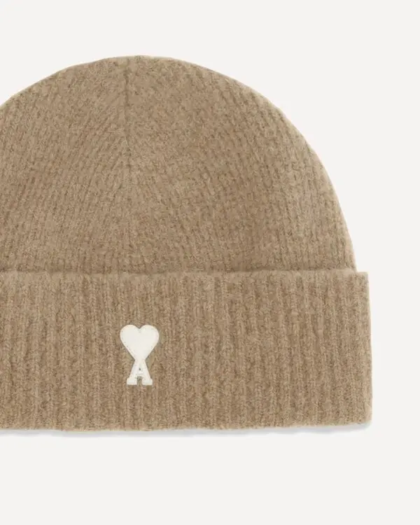 AMI Paris De Coeur Wool Beanie