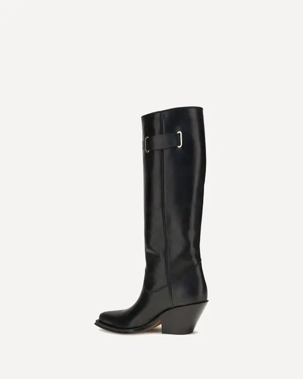 Chloé Azelan Leather Over-the-knee Boots