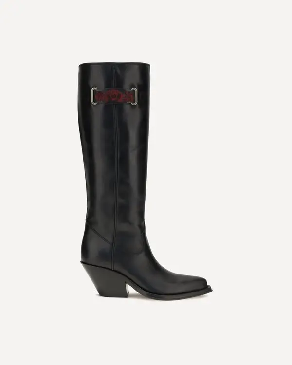 Chloé Azelan Leather Over-the-knee Boots