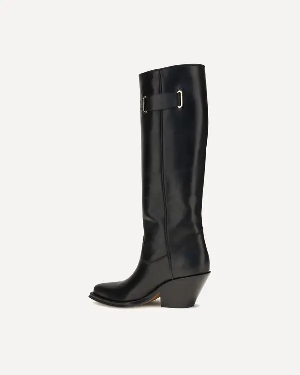 Chloé Azelan Leather Over-the-knee Boots
