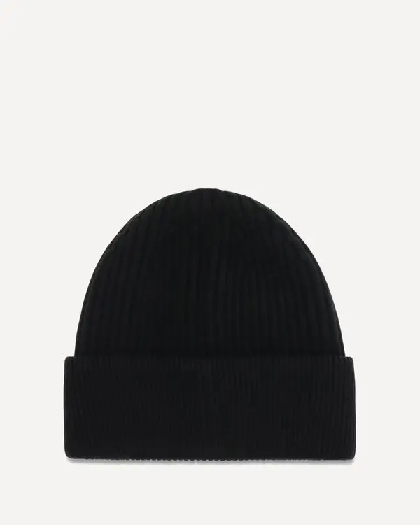 Dolce & Gabbana Logo English Rib Knit Beanie