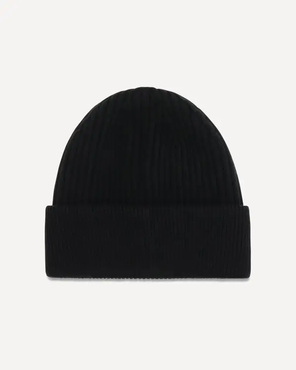 Dolce & Gabbana Logo English Rib Knit Beanie
