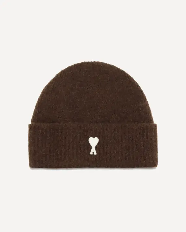 AMI Paris De Coeur Wool Beanie