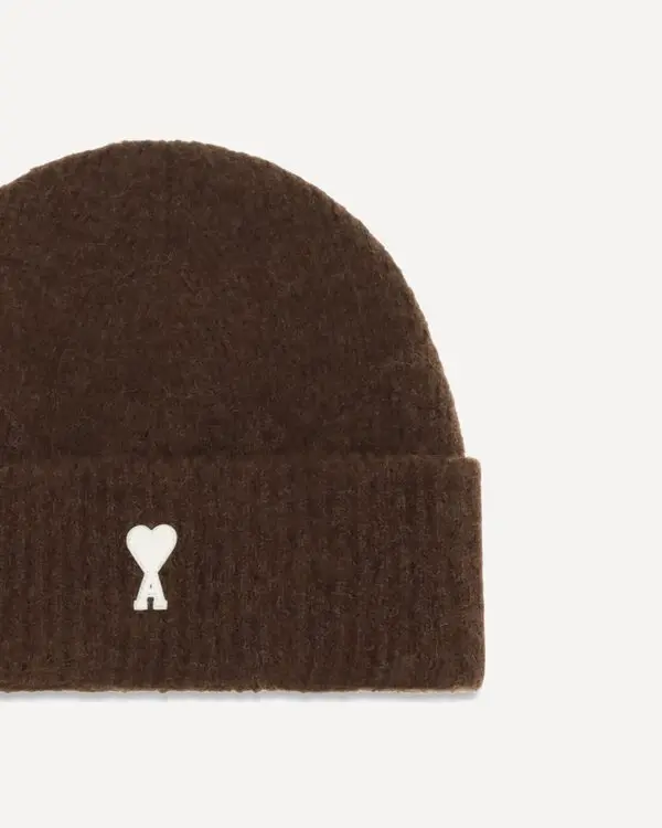 AMI Paris De Coeur Wool Beanie