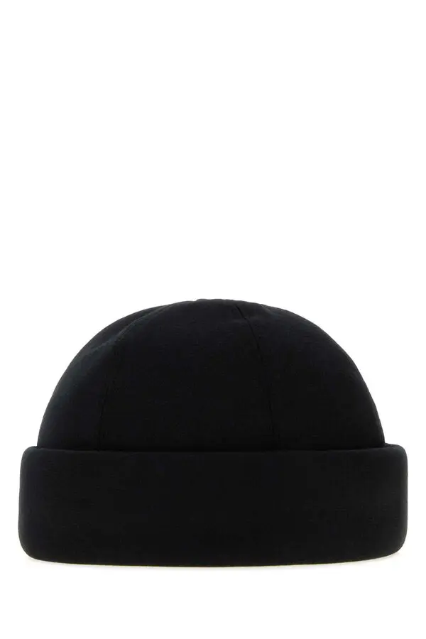 Giorgio Armani Midnight Cotton Blend Hat