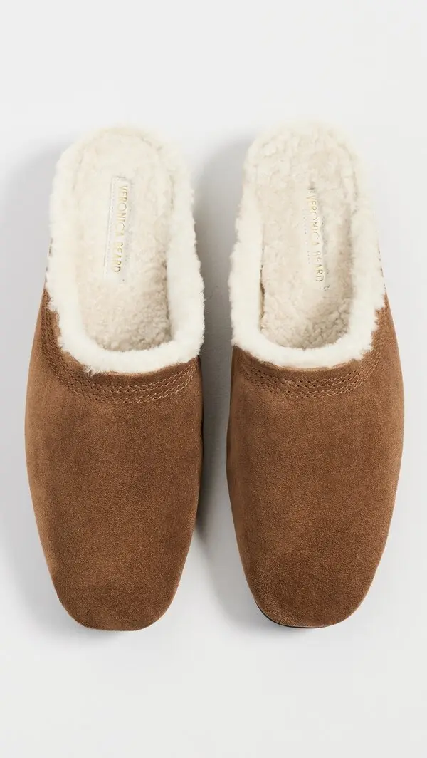 Veronica Beard Narcisa Shearling Mules