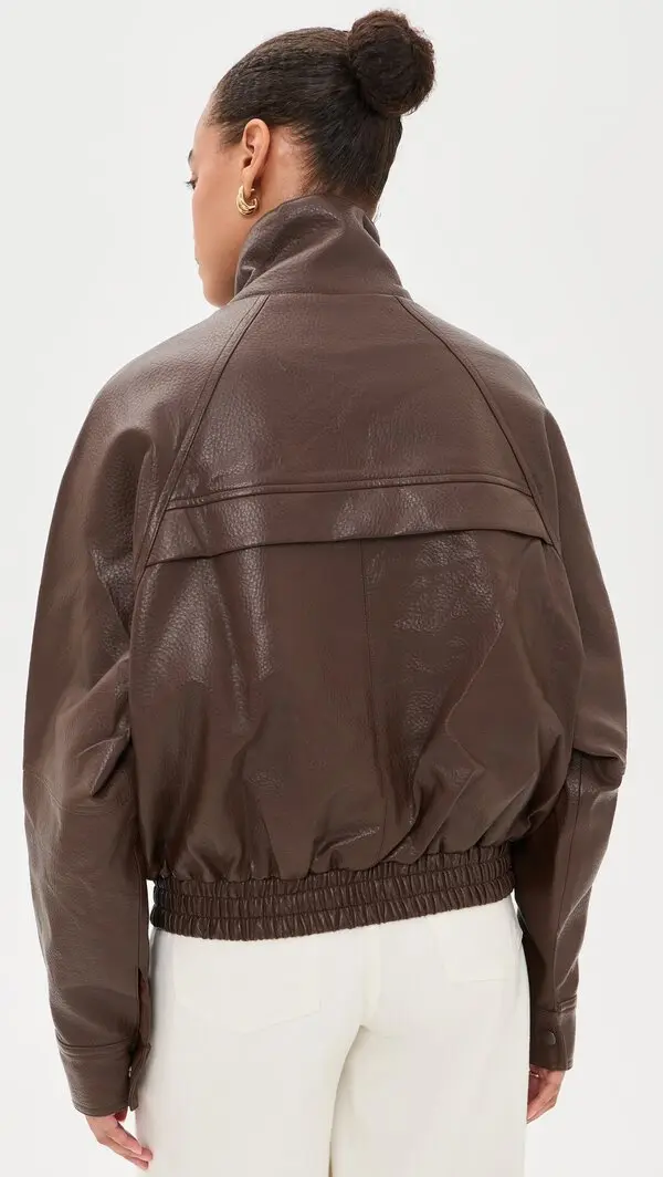MADISON THE LABEL Nora Faux Leather Jacket