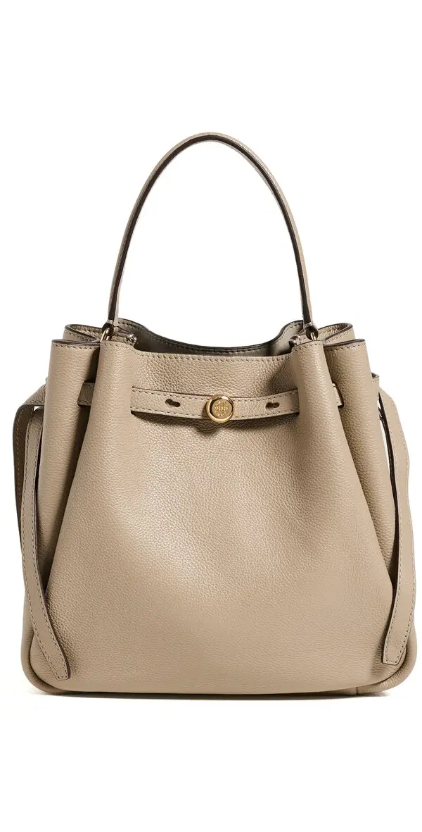 Tory Burch Romy Bucket Bag - Soft Cement