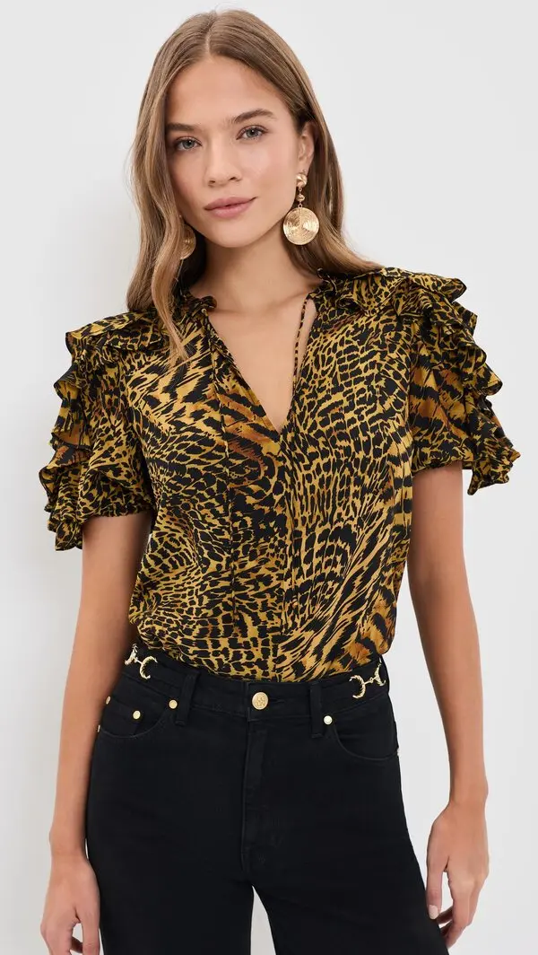 Ulla Johnson Josephine Silk Top