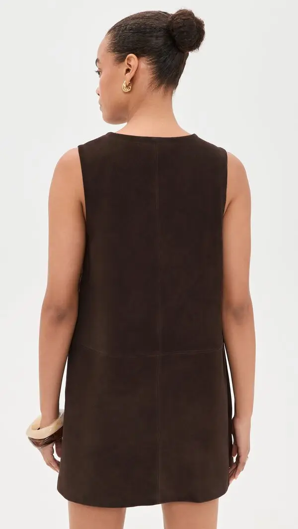 FRAME Suede Safari Tent Dress