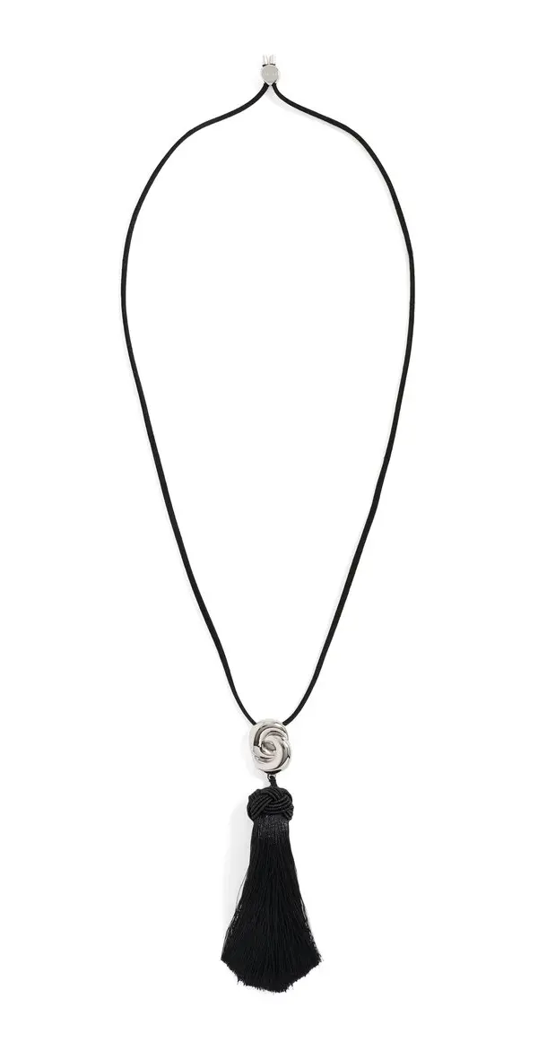 LUV AJ The Solstice Knot Tassel Necklace