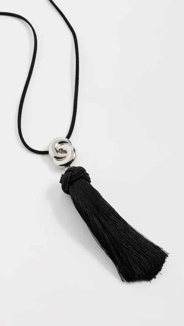 LUV AJ The Solstice Knot Tassel Necklace