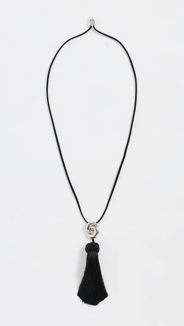 LUV AJ The Solstice Knot Tassel Necklace