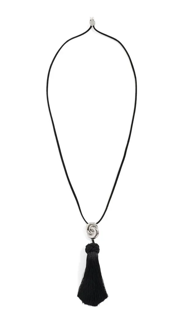LUV AJ The Solstice Knot Tassel Necklace