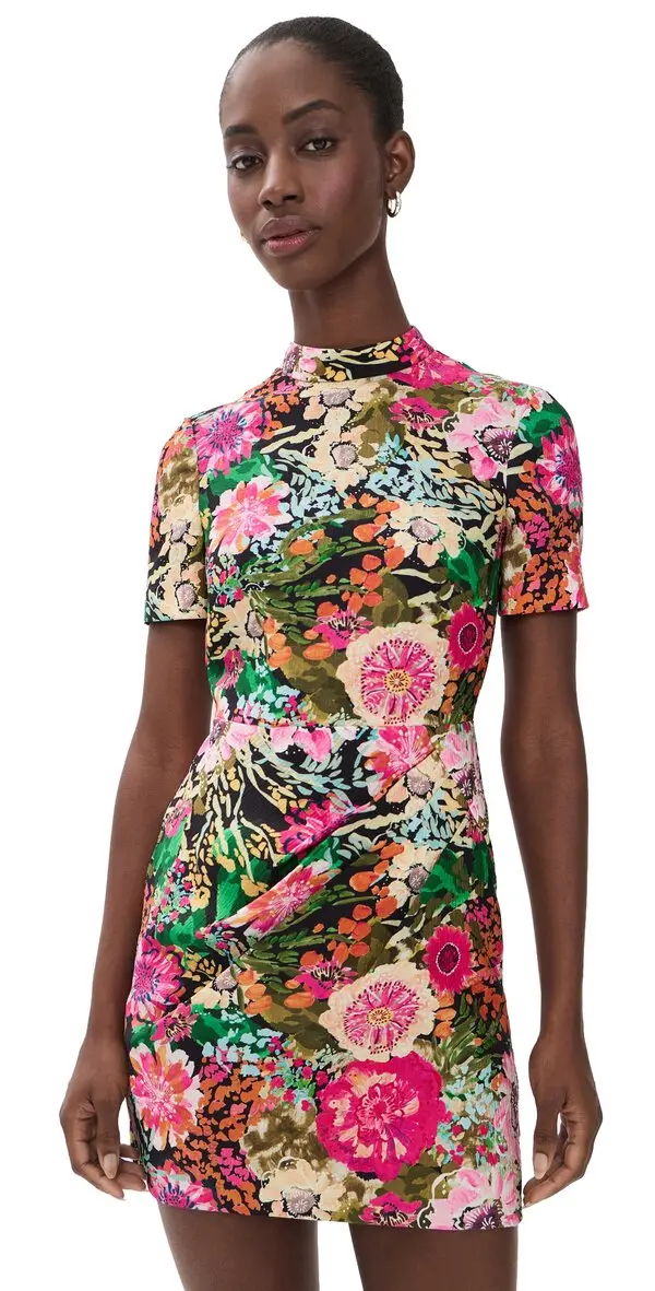 Saloni Draped Mini Dress