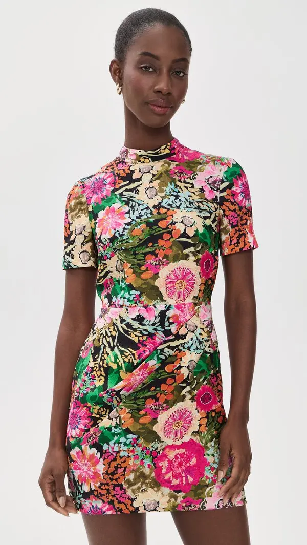 Saloni Draped Mini Dress