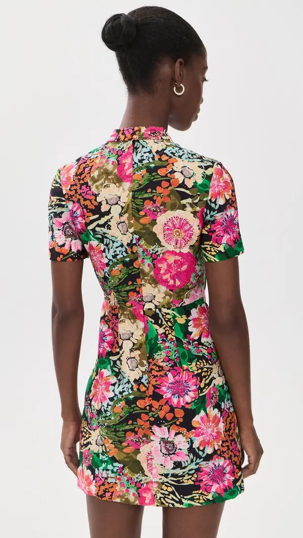 Saloni Draped Mini Dress