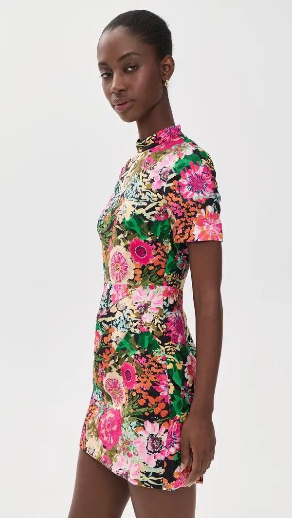Saloni Draped Mini Dress