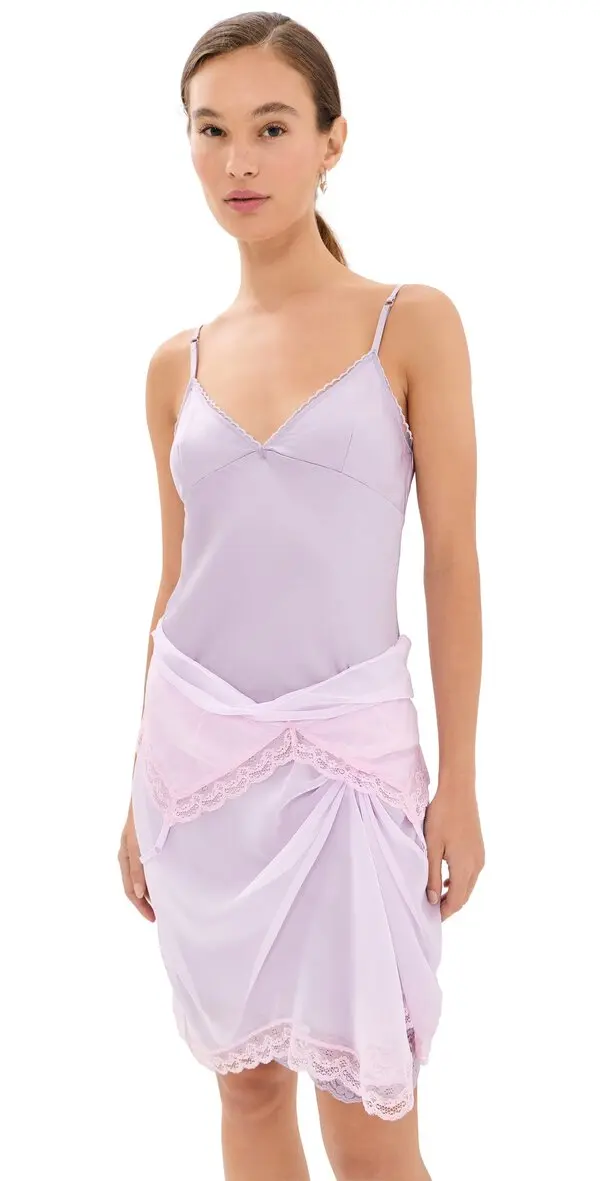Marc Jacobs Layered Satin Slip Dress