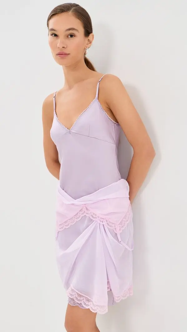 Marc Jacobs Layered Satin Slip Dress