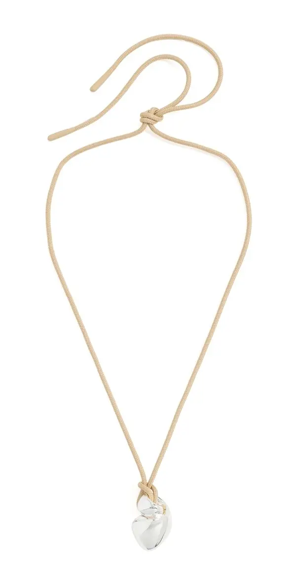 Jenny Bird Estelle Rope Necklace - High Polish Silver