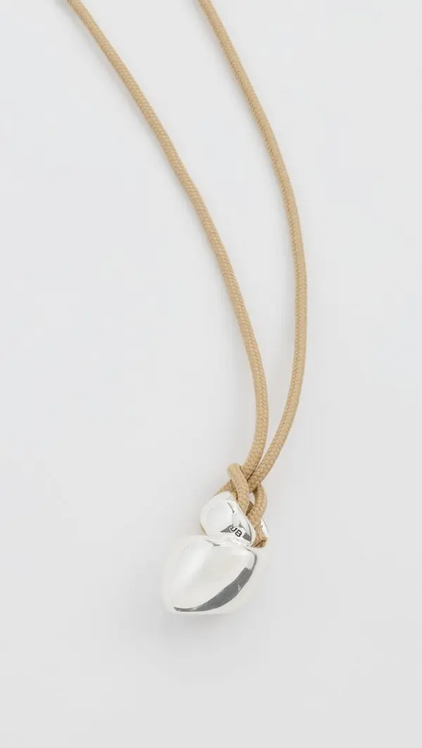 Jenny Bird Estelle Rope Necklace - High Polish Silver