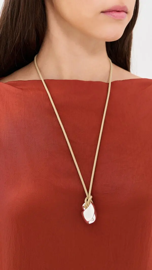 Jenny Bird Estelle Rope Necklace - High Polish Silver