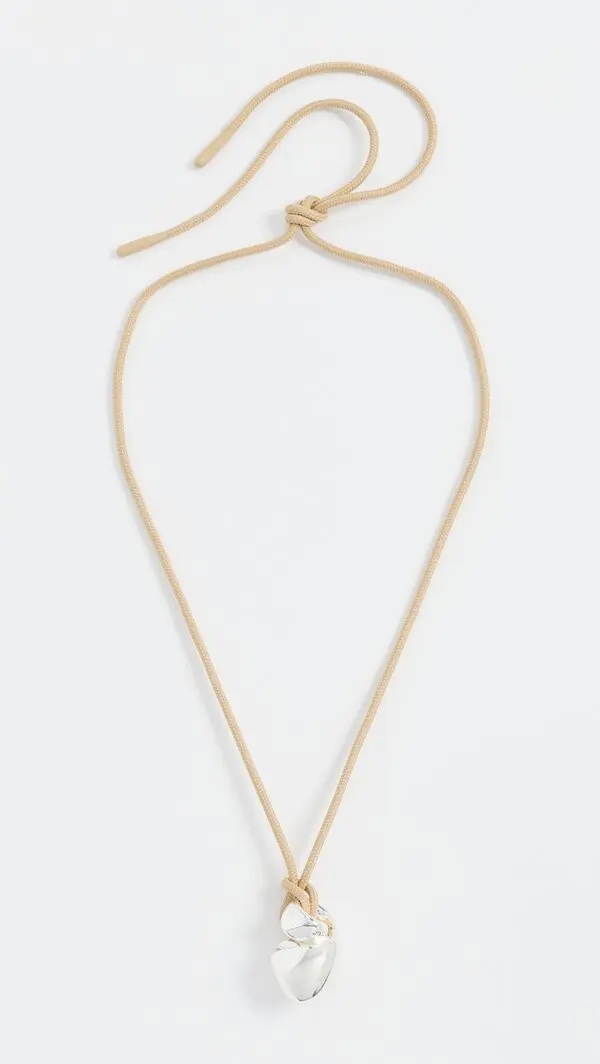 Jenny Bird Estelle Rope Necklace - High Polish Silver