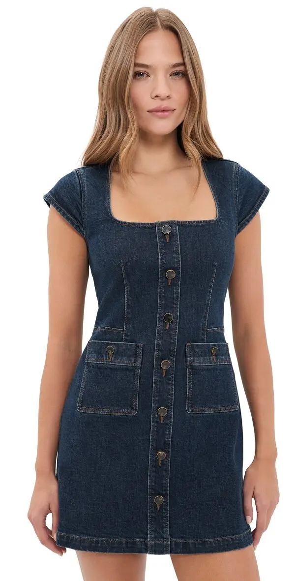 Paige Joanna Denim Mini Dress