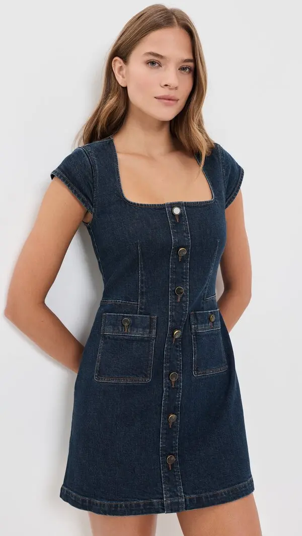Paige Joanna Denim Mini Dress