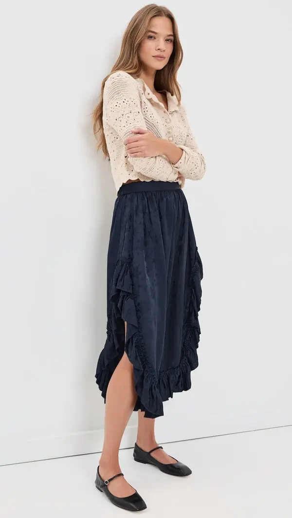 Sea Shay Lace Ruffle Pants