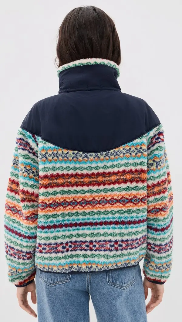 Polo Ralph Lauren Jacquard Knit Funnel Neck Jacket