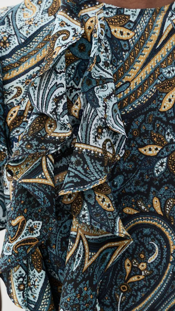 Ulla Johnson Ameline Silk Dress - Prussian
