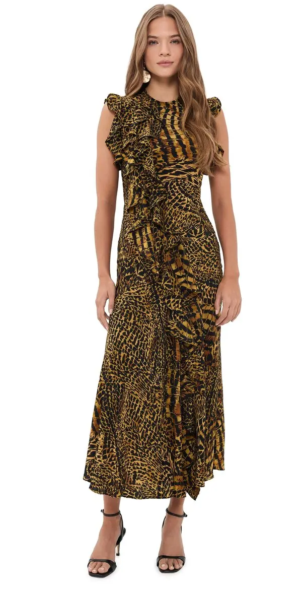 Ulla Johnson Ameline Silk Dress - Wren