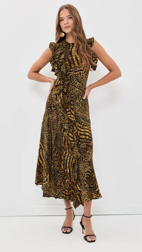 Ulla Johnson Ameline Silk Dress - Wren