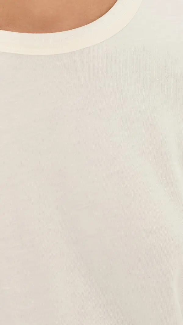PISTOLA Melika Quarter Sleeve Crew Neck Tee