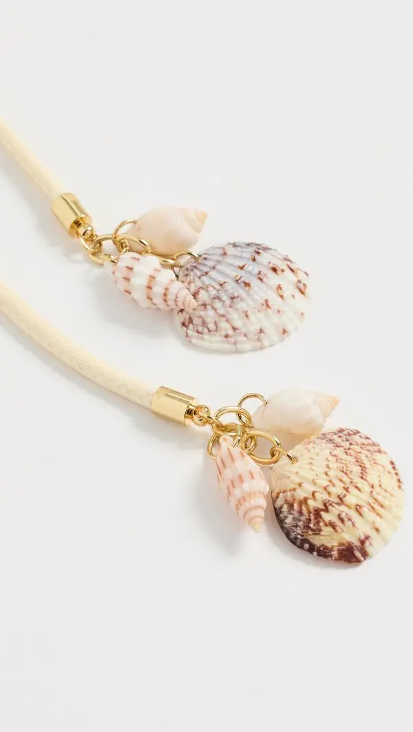 LOGAN TAY Shell Drop Wrap Necklace